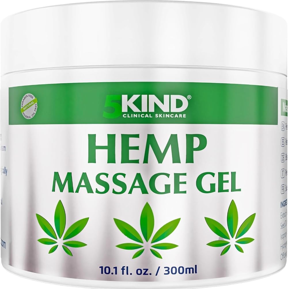 5kind Hemp Active Gel 300ml - High Strength Formula - Natural Hemp ...