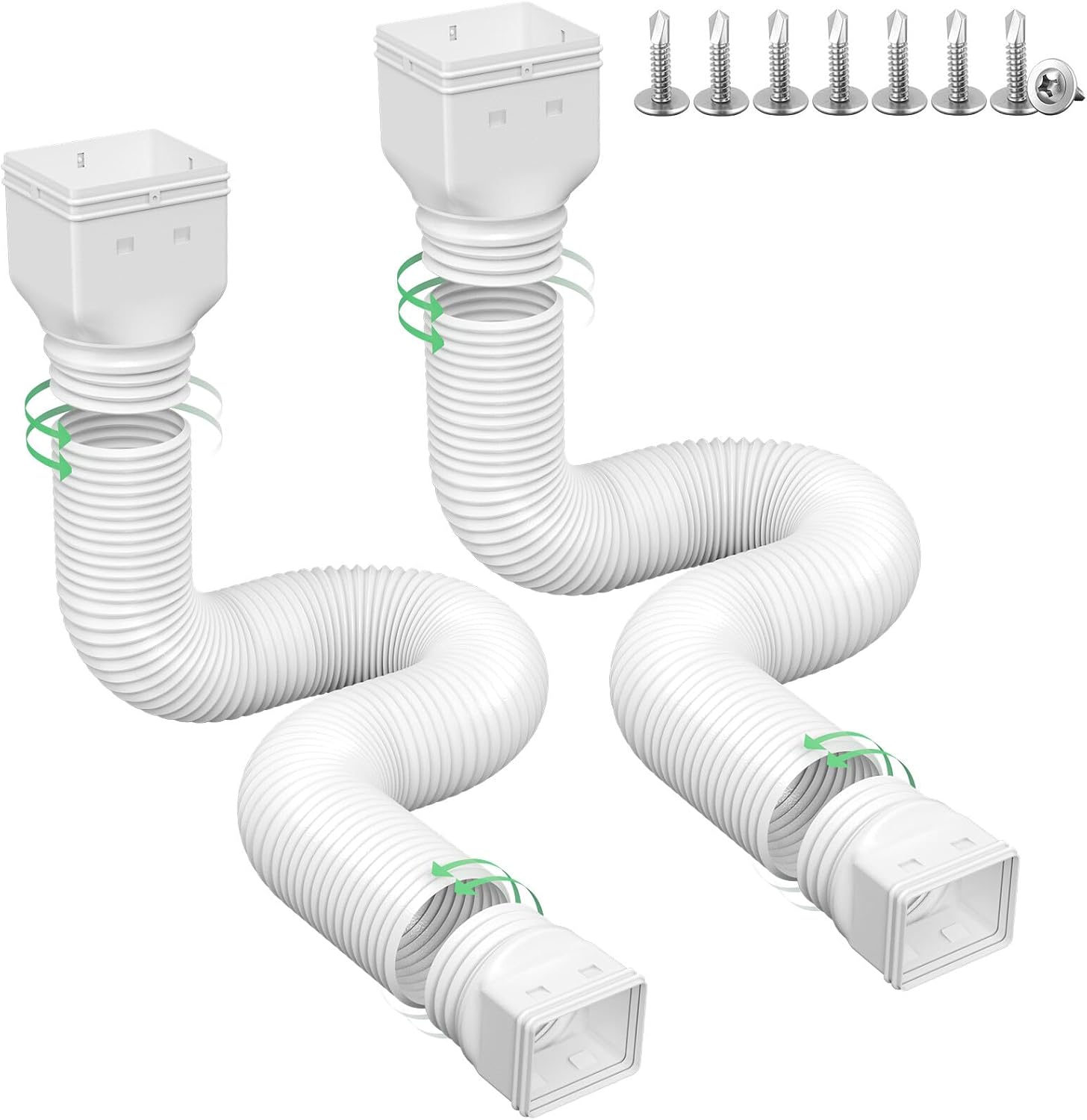 Ogutter Rain Gutter Downspout Extensions, Downspout Extender for ...