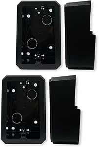 iMBAPrice (2-Pack) Black IMBA-FS8141-BK-2 Non-Metallic Weatherproof FS ...