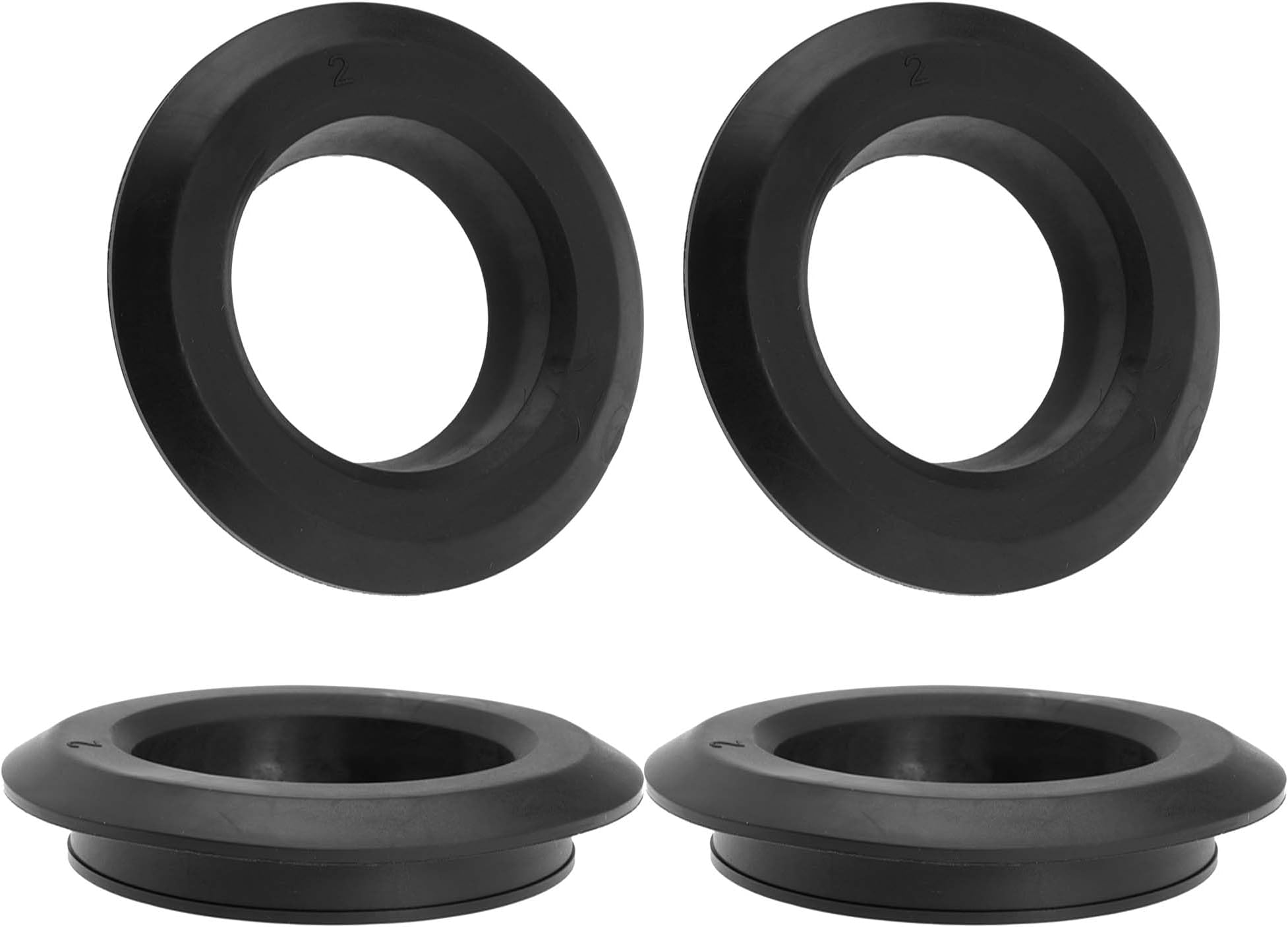 Amazon.com: 2 Pack 3" Flexible Rubber Tank Adapter (Bulkhead), Flexible ...