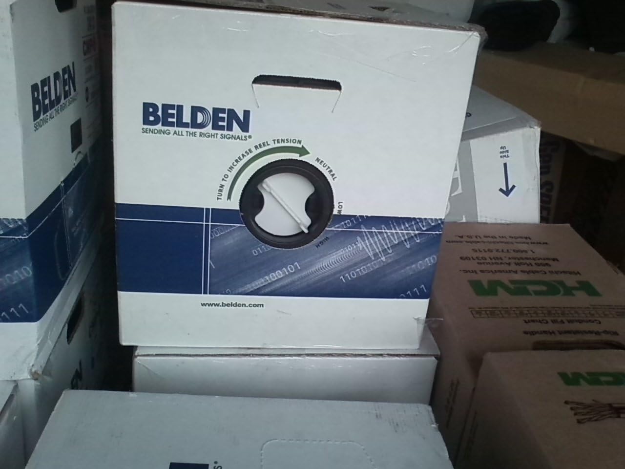 Amazon.com: Belden 2413 CMP 23awg 4Pair Enhanded Cateory6 Cable 1000 ...