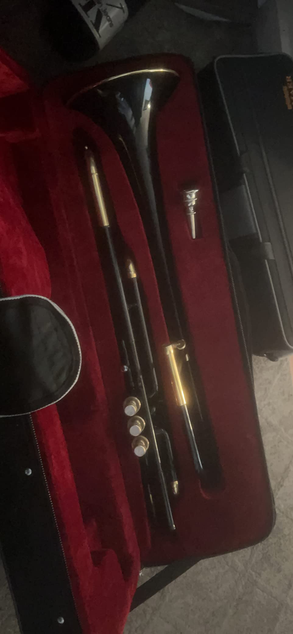 Amazon.com: Queen Brass Bb Trombone for Students with Carrying Case ...