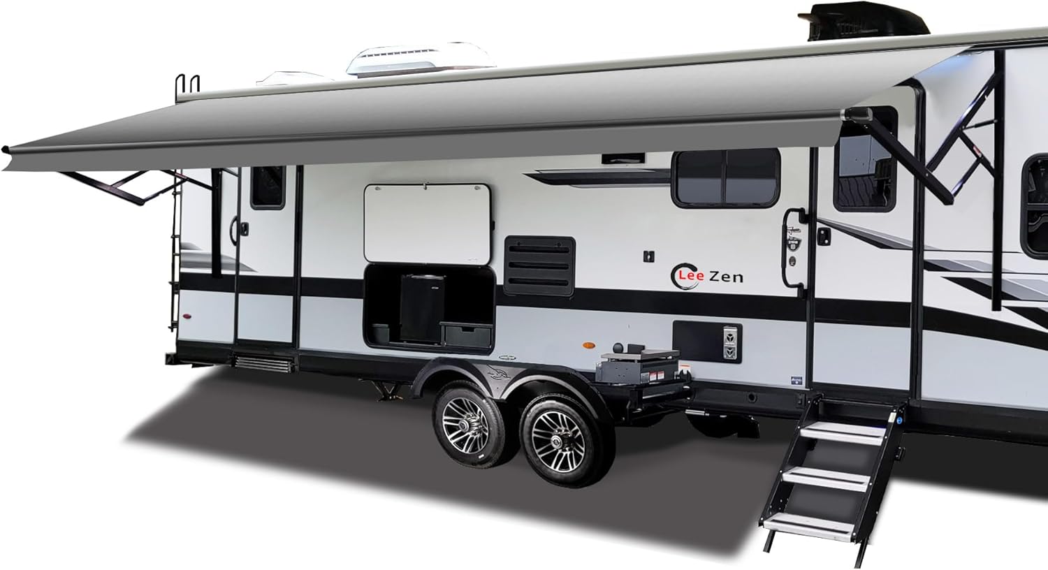 Amazon.com: CLee Zen RV Electric Retractable Awning, Black Frame and ...