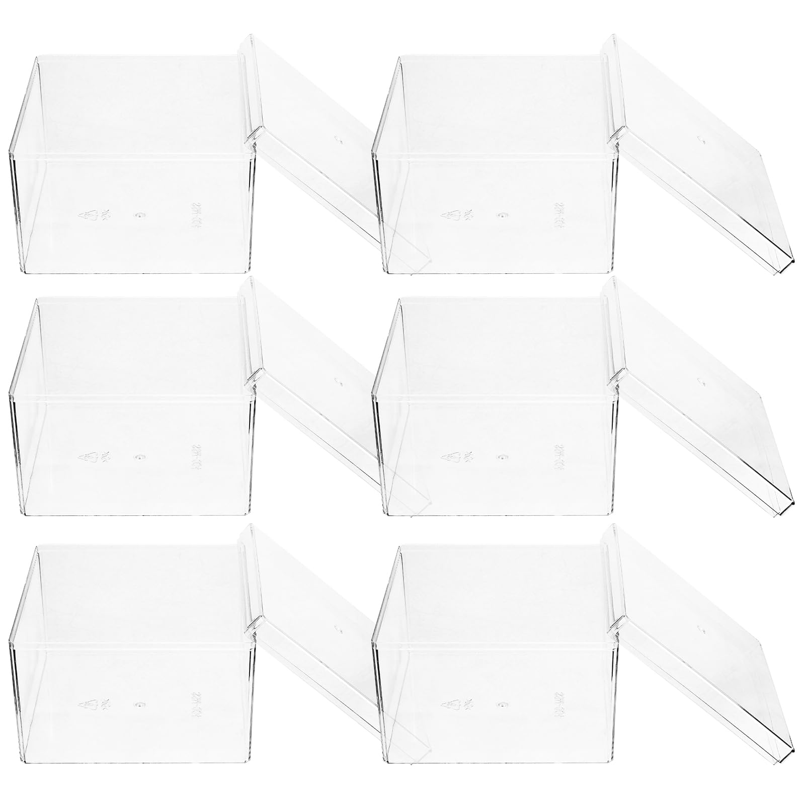 Amazon.com: SOLUSTRE 6pcs Boxes Transparent Mousse Box Cake Boxes Cake ...