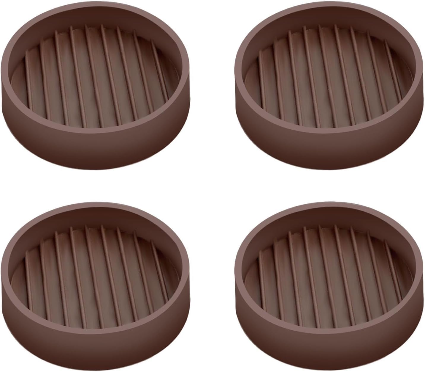 Rubber Castor Cups,Furniture Caster Cups,4PCS Furniture Coasters,Rubber ...