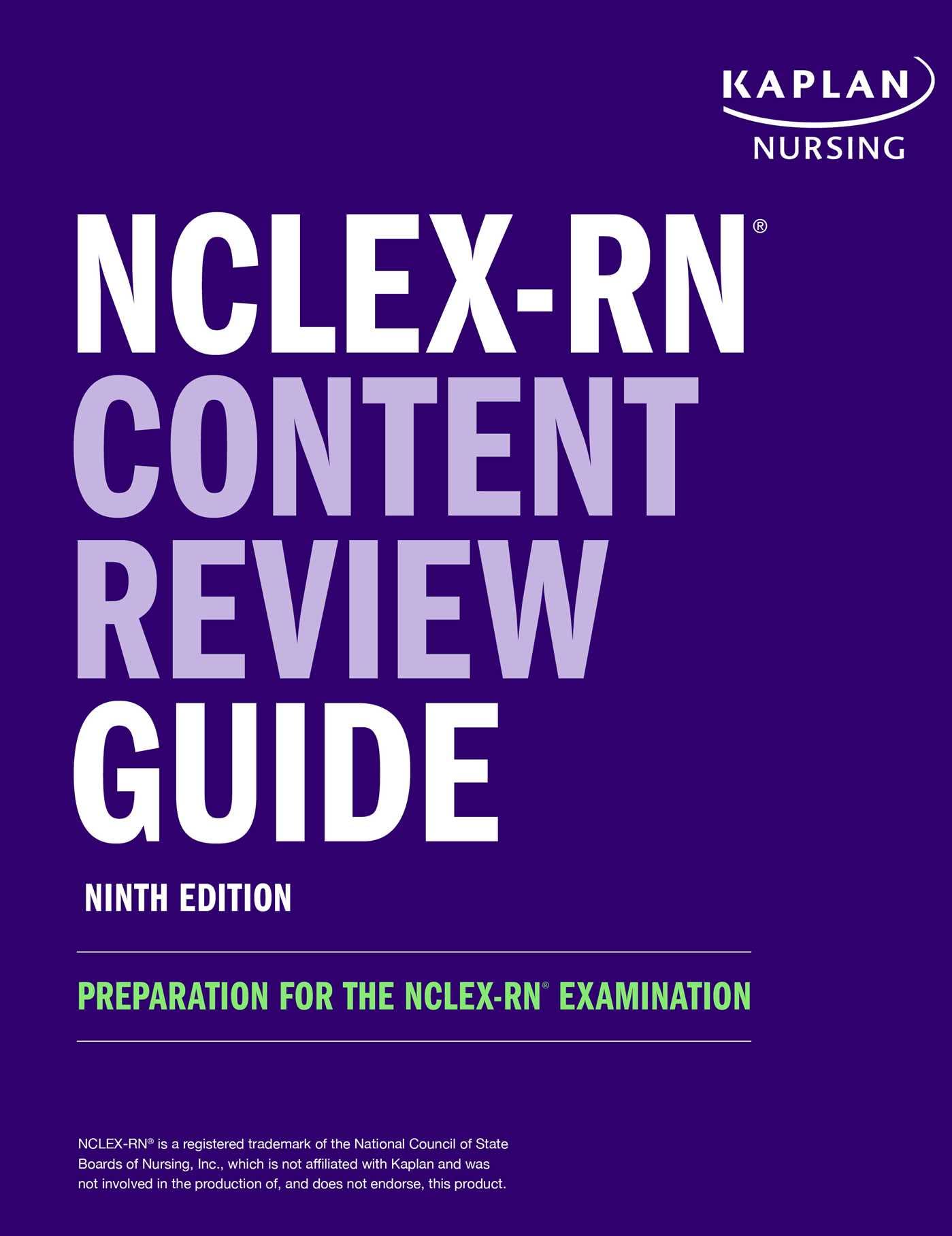 NCLEX-RN Content Review Guide: Preparation for the NCLEX-RN Examination ...