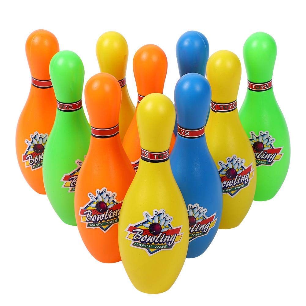Buy Toy ing Set Colorful Kid Mini ing Ball Skittles Game for Children ...