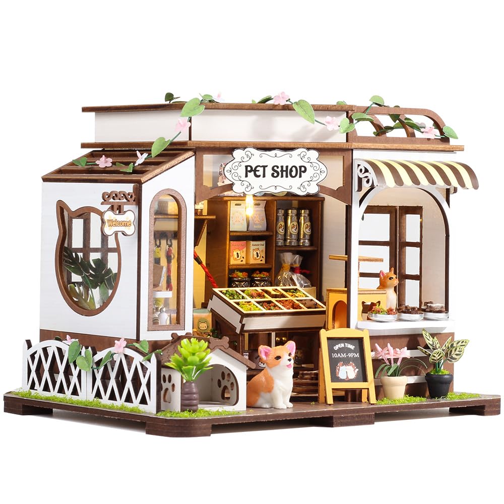 Snapklik.com : Lannso DIY Dollhouse Miniature Kit, Miniature House Kit ...