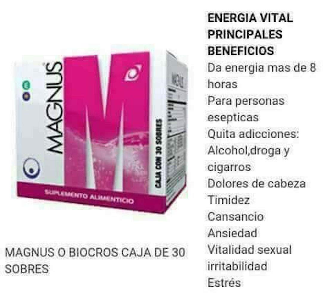 Omnilife Magnus Supreme Box of 30 Sachets Energy Drink Vitamins ...