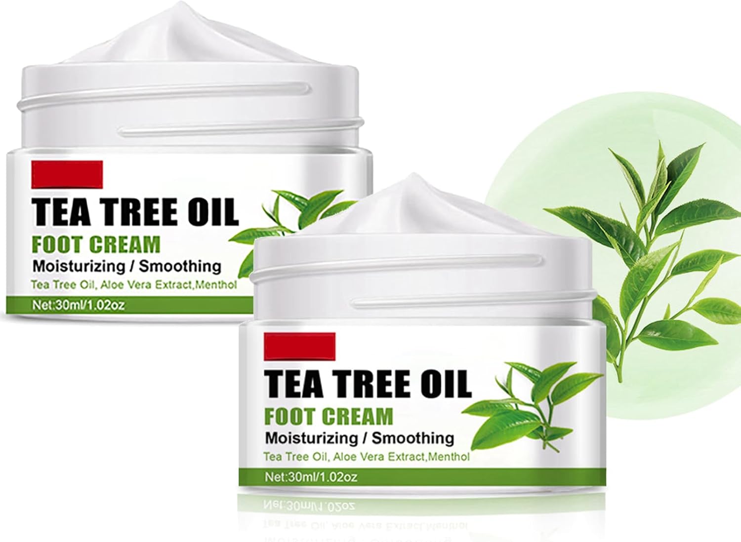 Tea Tree Foot Cream - Foot Cream for Cracked Heels and Dry Skin - Deep ...