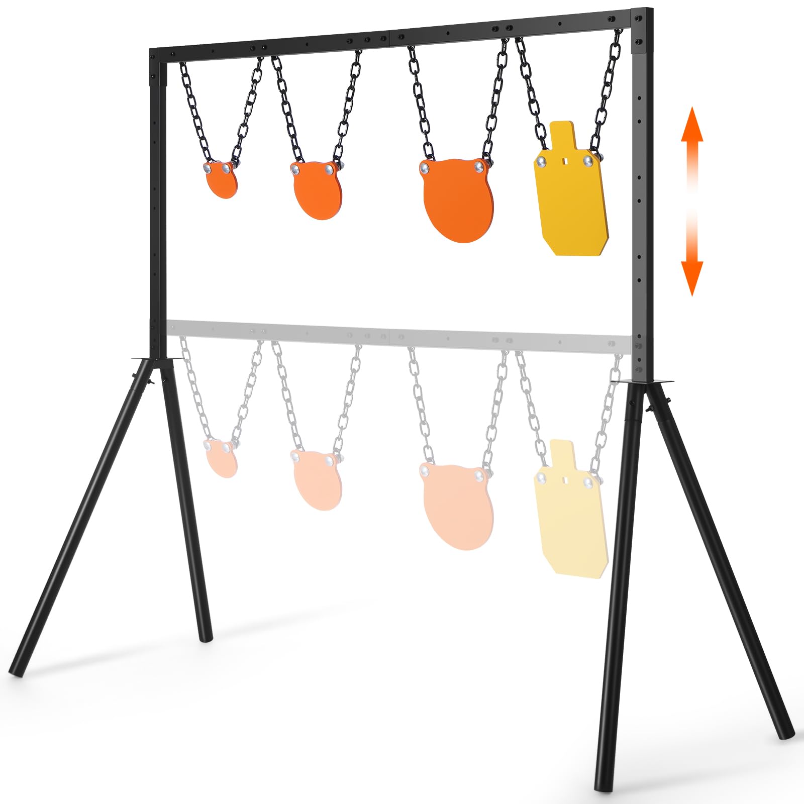 Buy GADFISH Steel Target Stand System, 63 Inch AR500 Steel Target Set ...