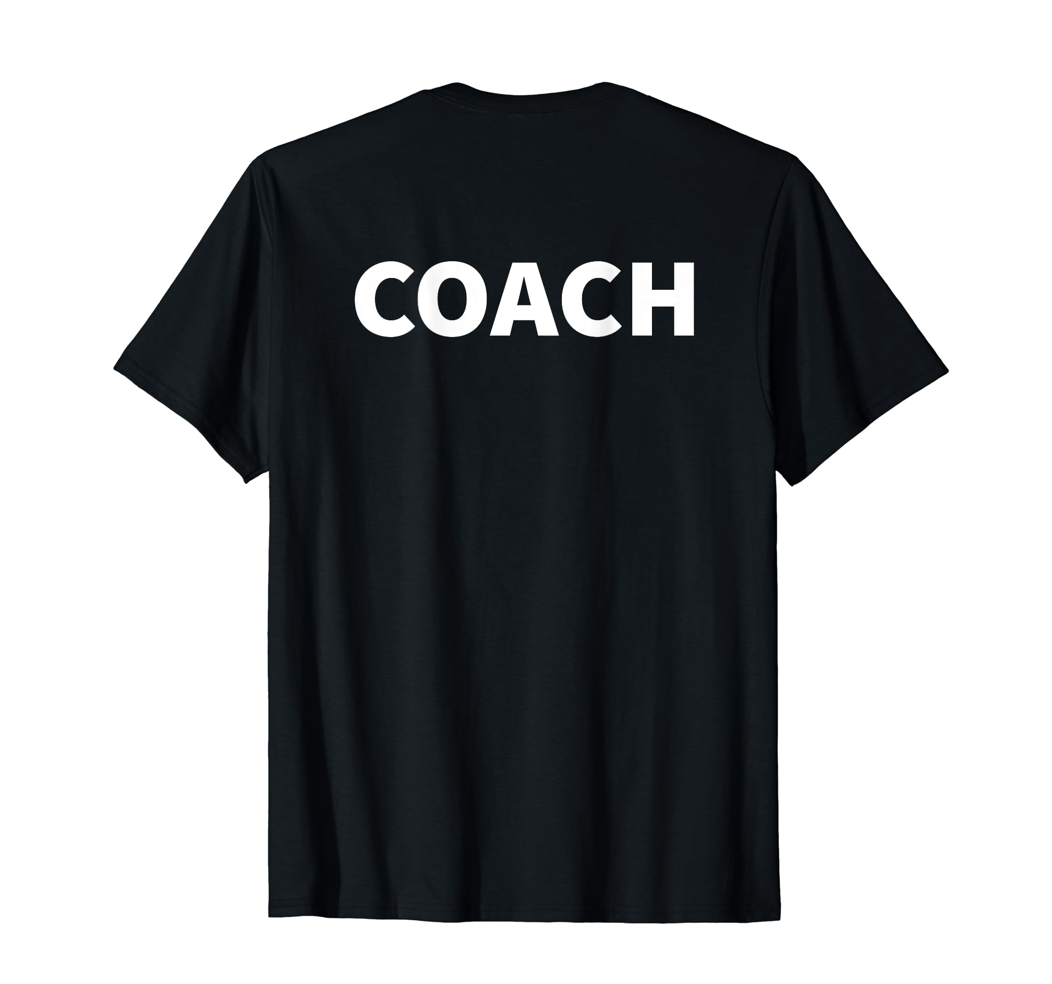 Soccer COACH Team On Back Sports Coaching T-Shirt : Amazon.co.uk: Fashion