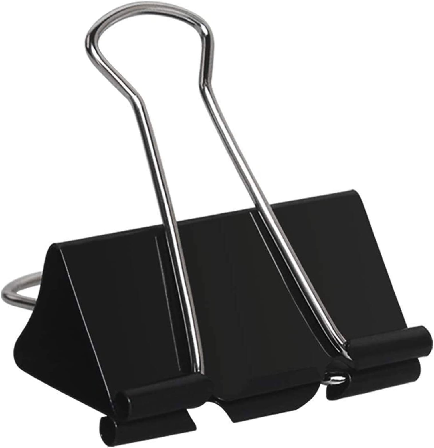 Aniann 24 Pack Extra Large Binder Clips 2 inch Black Jumbo Paper Binder ...