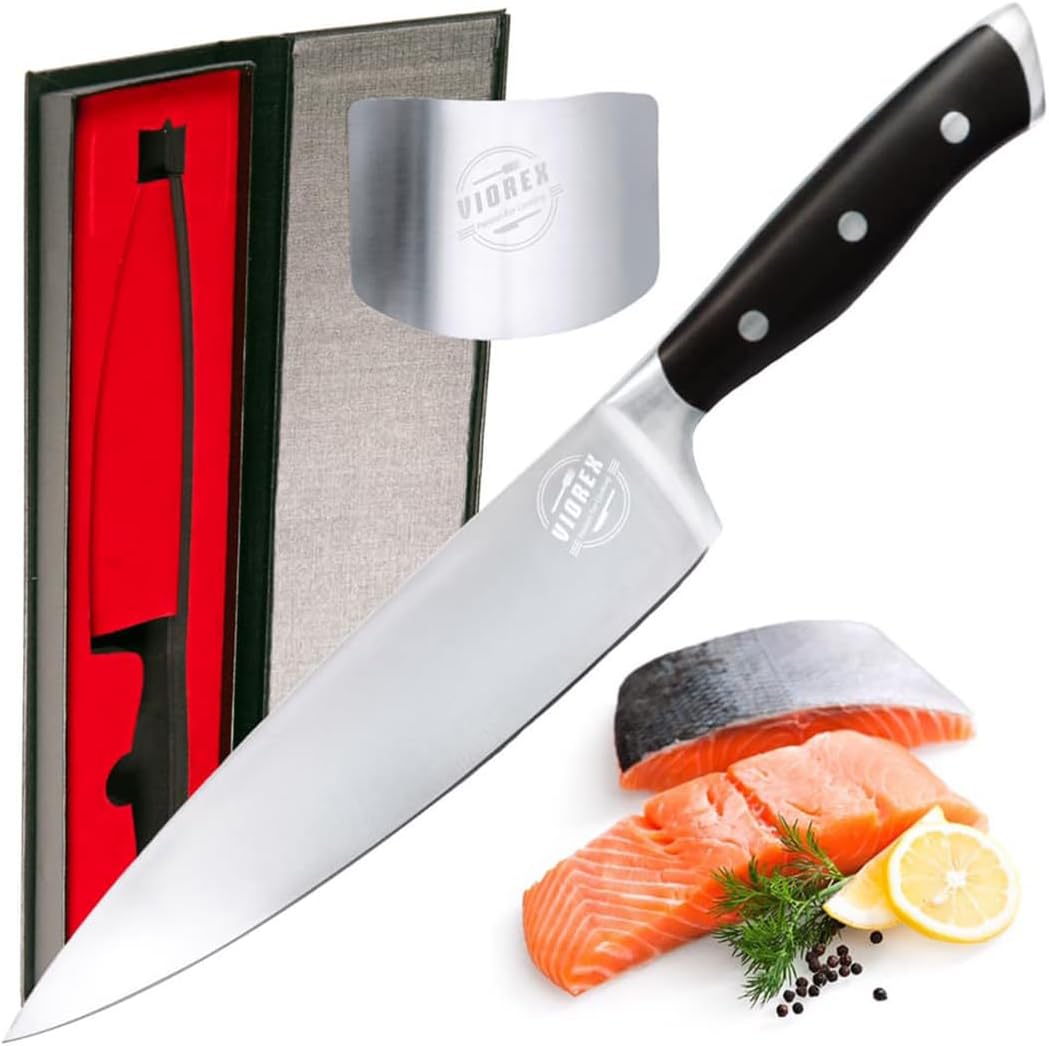 Amazon.com: Pro Chef Knife - 8 inch Professional Kitchen Sharp German ...