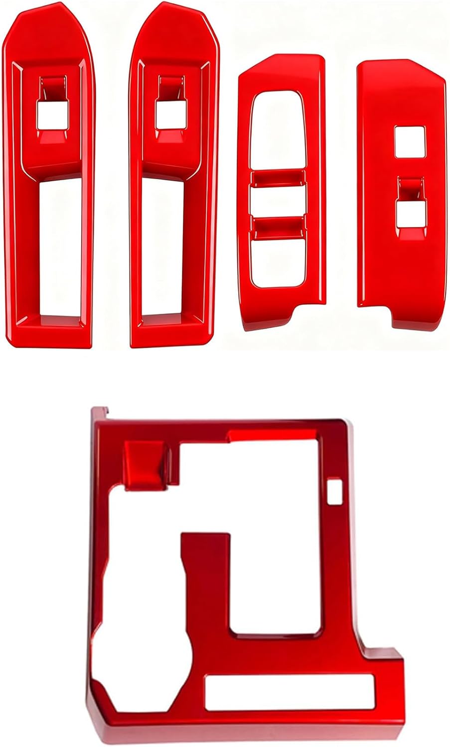 Amazon.com: Window Switch Panel & Gear Shift Panel Cover for Toyota ...