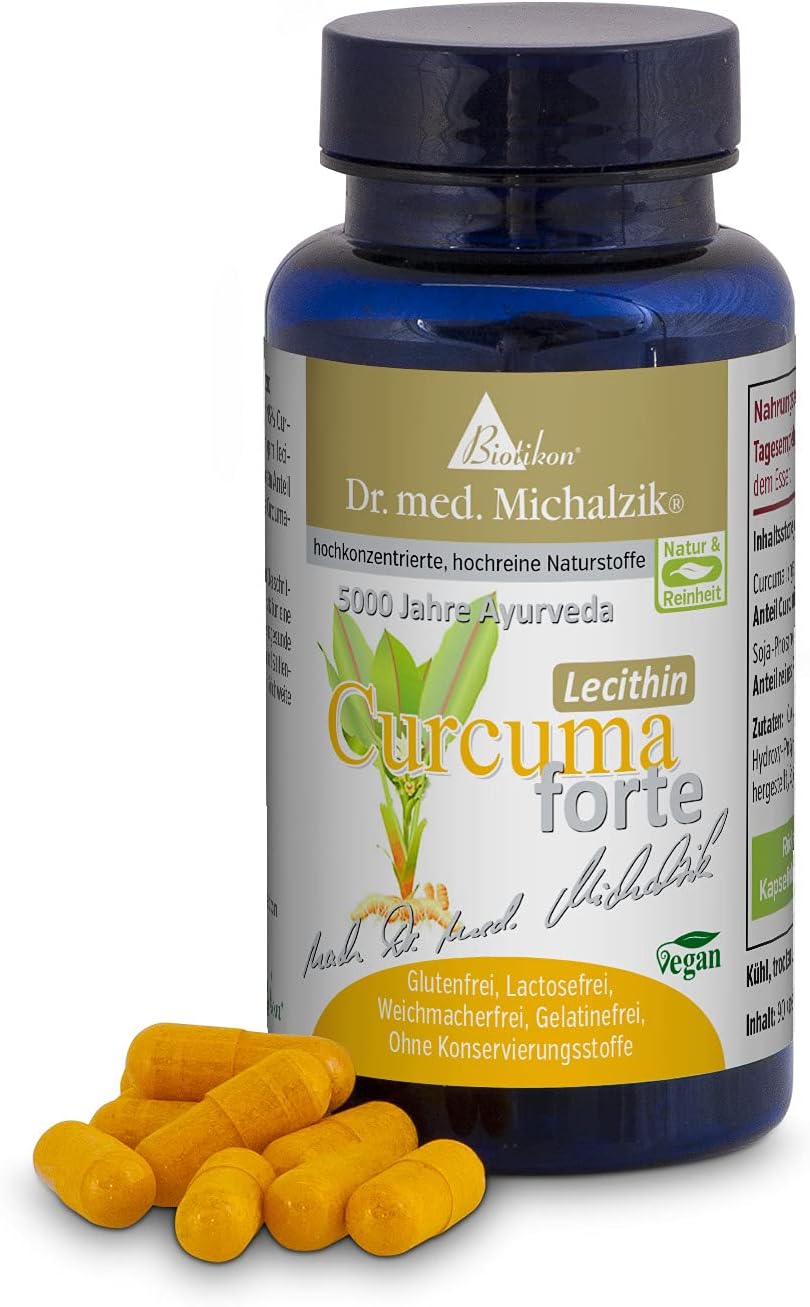 Curcuma Tumeric Lecithin forte Dr. med. Michalzik - ohne Zusatzstoffe ...
