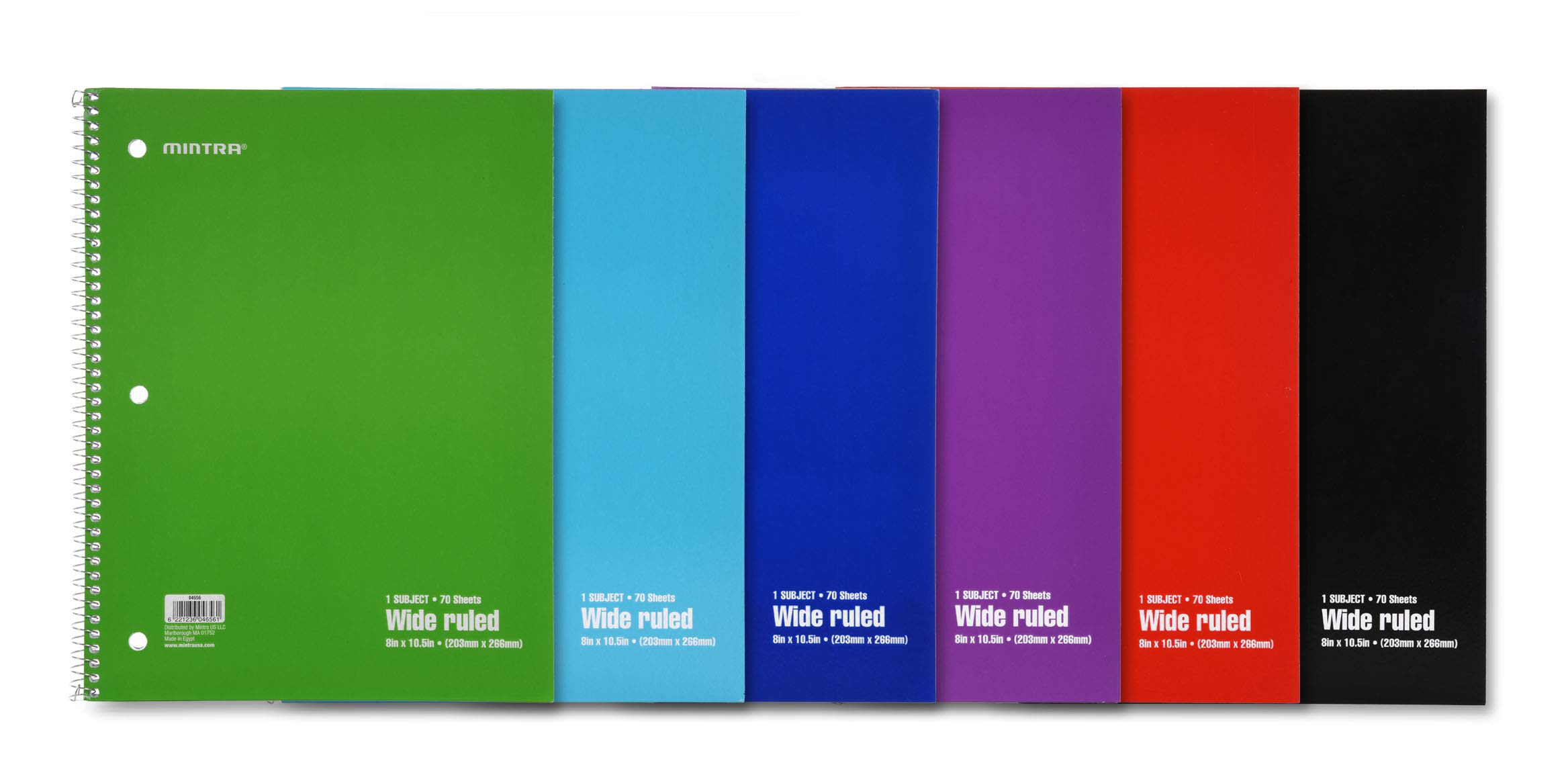 Snapklik.com : Mintra Office Spiral Notebooks - 1 Subject, 70 Sheets ...