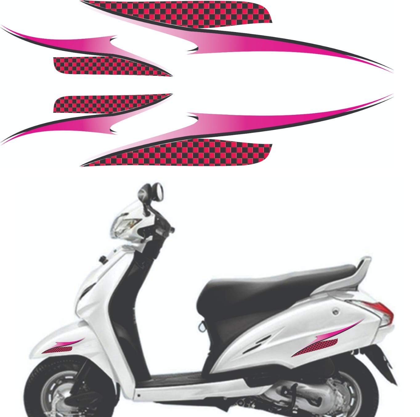 Quada Scooter Graphics 2 Side Decal Sticker for Honda Activa (AC2 ...