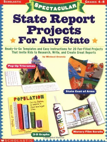 State Report Projects for Any State: Gravois, Michael: 9780439205733 ...