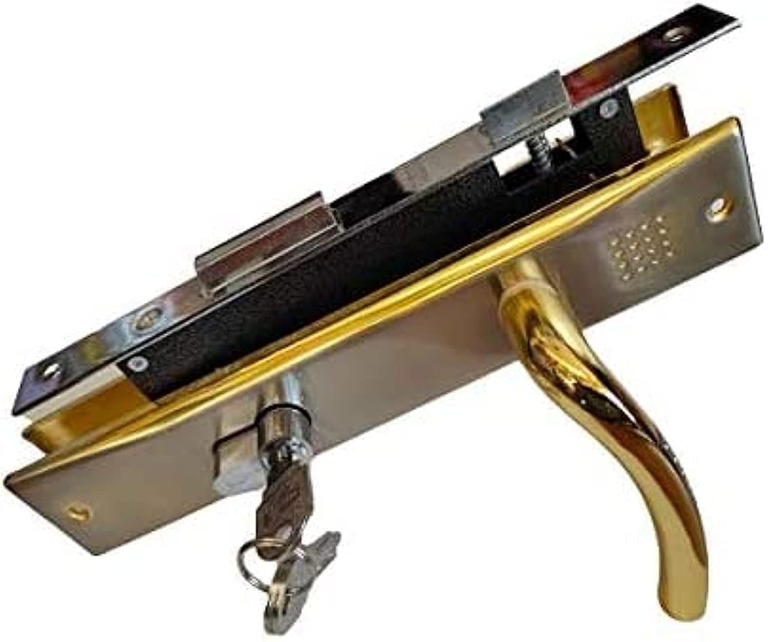 Robustline Lever Door Handle Lockset, Complete Set with Handle and ...