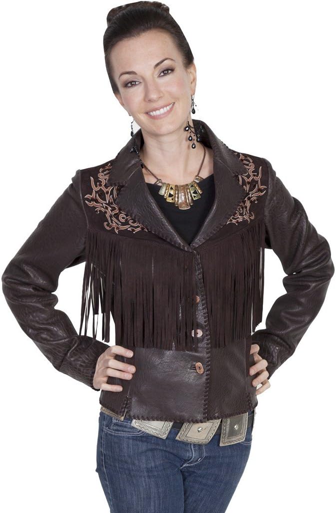 Amazon.com: Scully Women's Lore Exotic Fringe Jacket : Clothing, Shoes & Jewelry