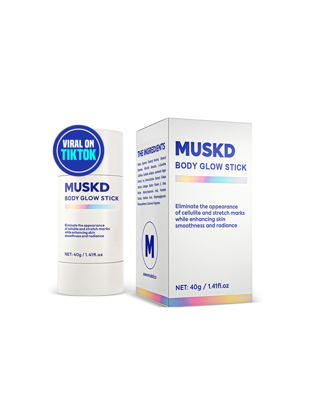 Amazon.com : MUSKD Body Glow Stick - Retinol Body Cream, Body Glow Wand ...