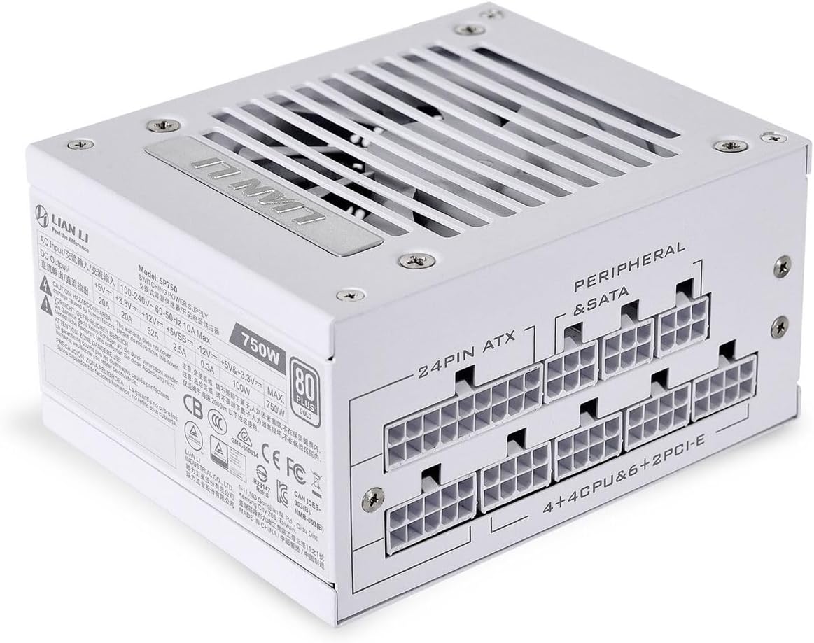Amazon.com: Lian-Li SP850 850W 80+ Gold Certified Fully Modular SFX ...