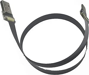 Amazon.com: Permanent Flat Slim Thin Ribbon FPC USBC Cable USB Type-C ...