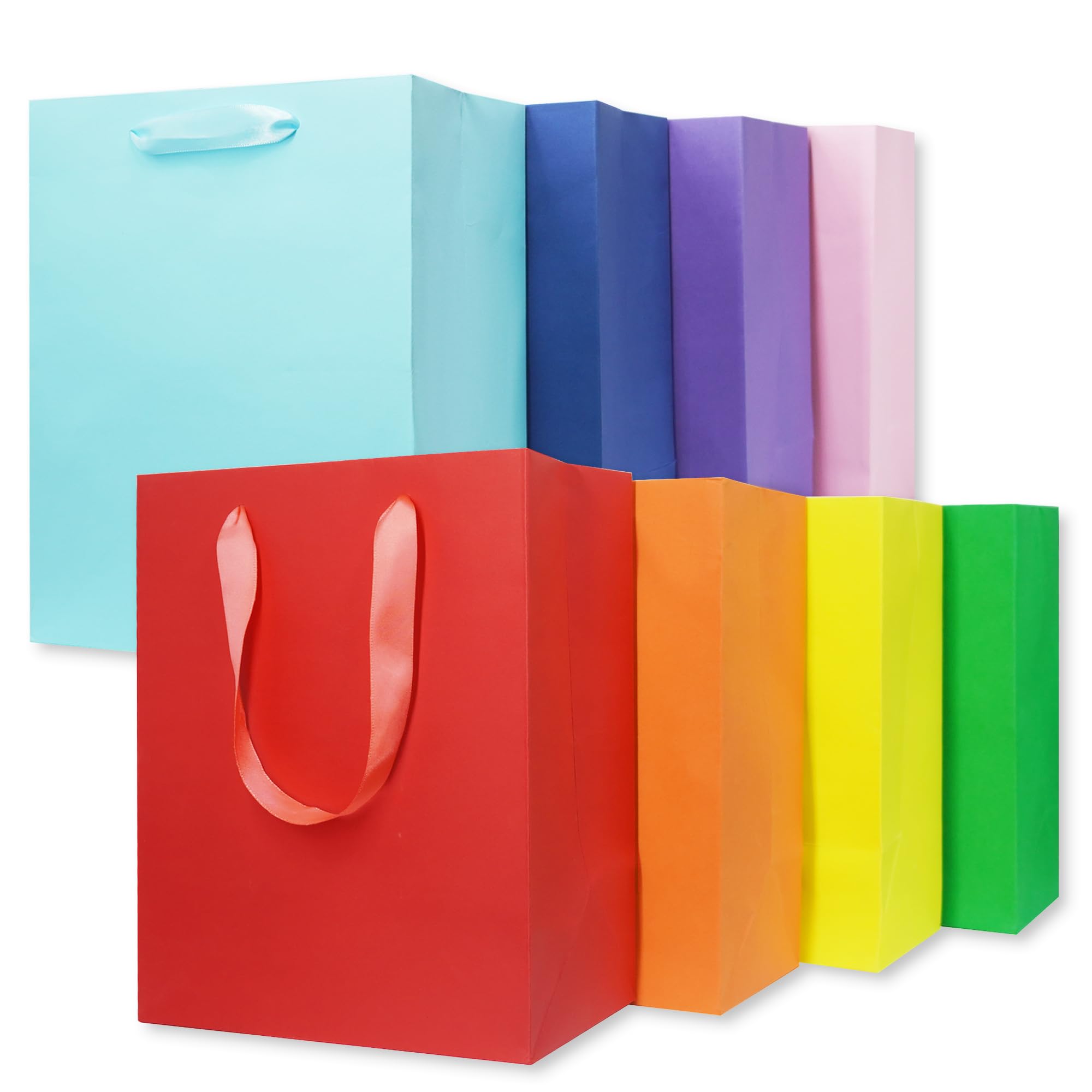 Amazon.com: MOXARYSU 8 Pcs Medium Gift Bags With Handles: 8x5x10 ...