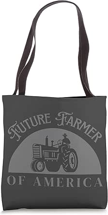 Amazon.com: Future Farmer Of America Farm Boy on Tractor Tote Bag ...