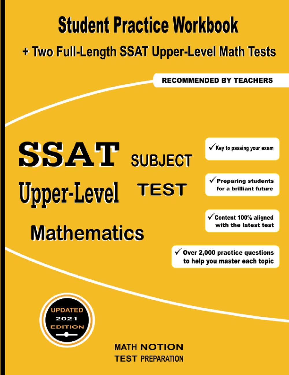 Amazon.com: SSAT Upper-Level Subject Test Mathematics: Student Practice ...