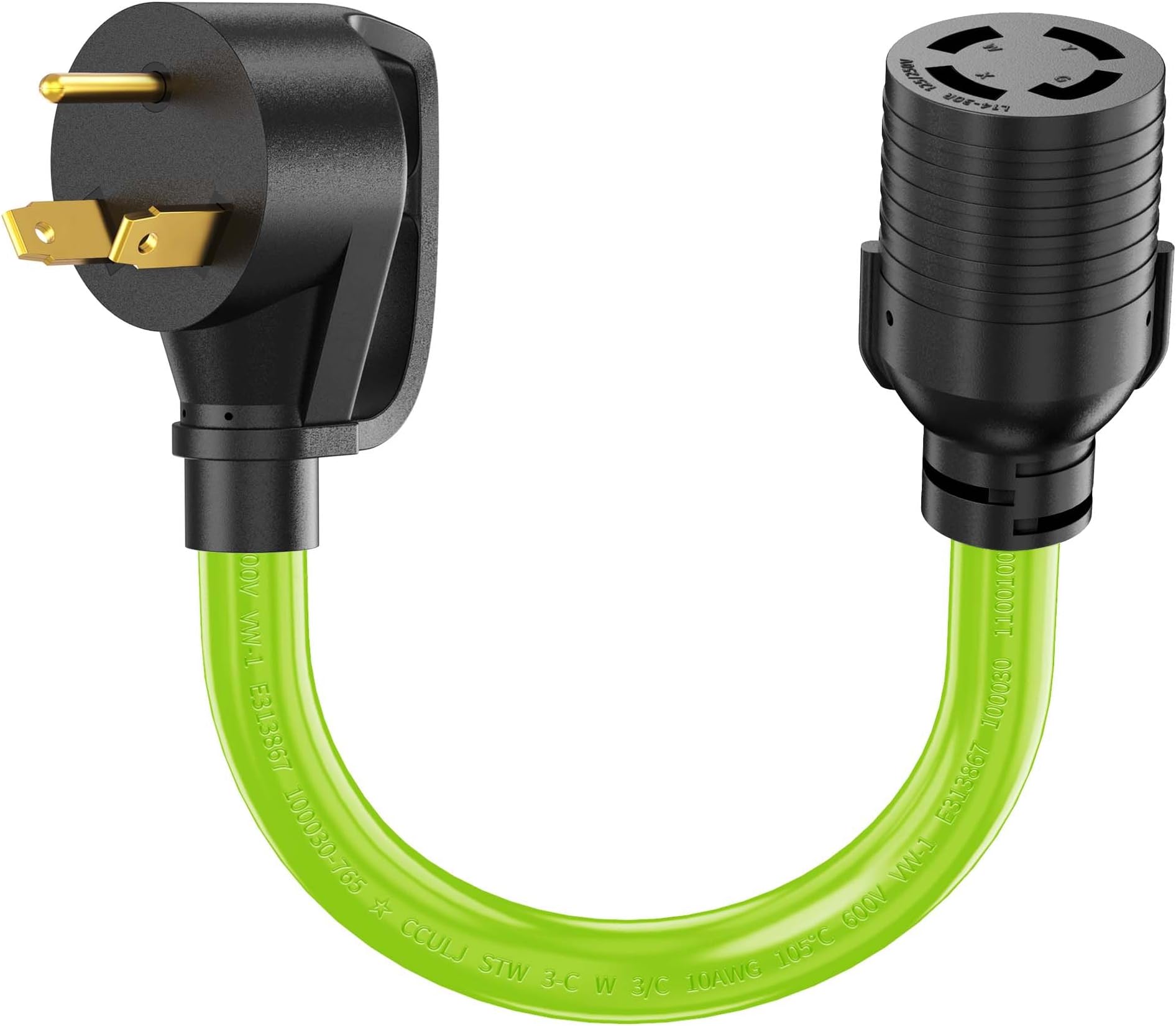 Amazon.com: Apalie TT-30P Male to L14-30R Female Generator Transfer ...