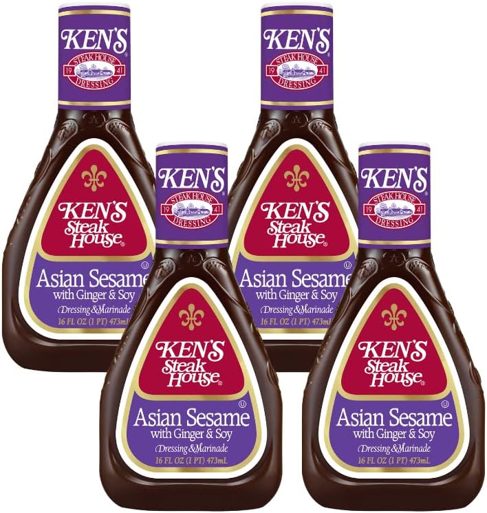 Amazon.com : Ken's Steak House Dressing Asian Sesame (16 fl oz (Pack of ...