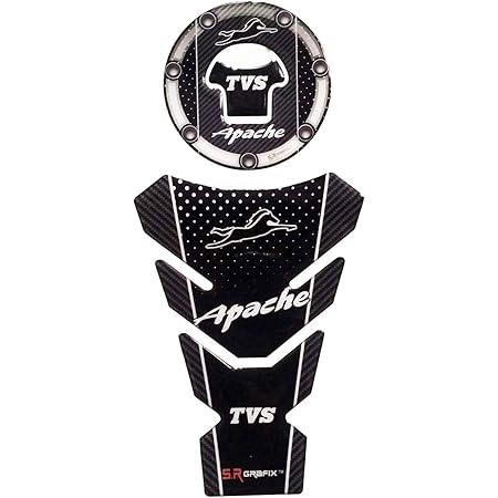 ISEE 360® Tvs Apache RTR Rider Flame 160 180 4v Sticker Kit and ...