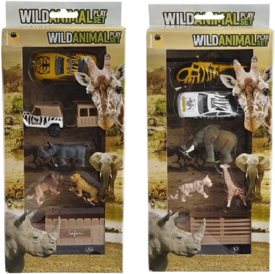 Ravensden Large Wild Animal Playset – One sent at random – BigaMart
