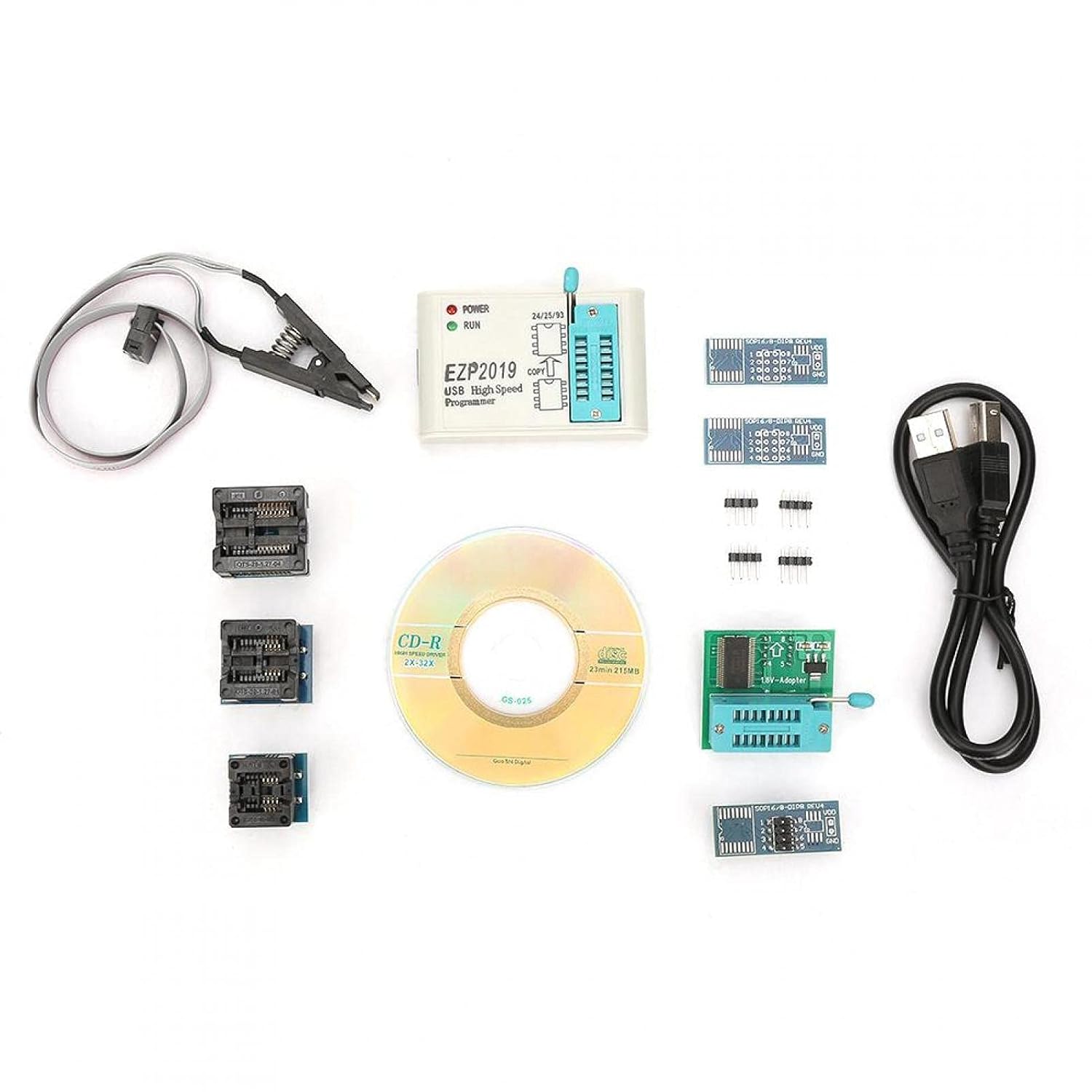 EZP2019 USB Programmer EEPROM Programmer BIOS Chip Programmer for 24 25 ...