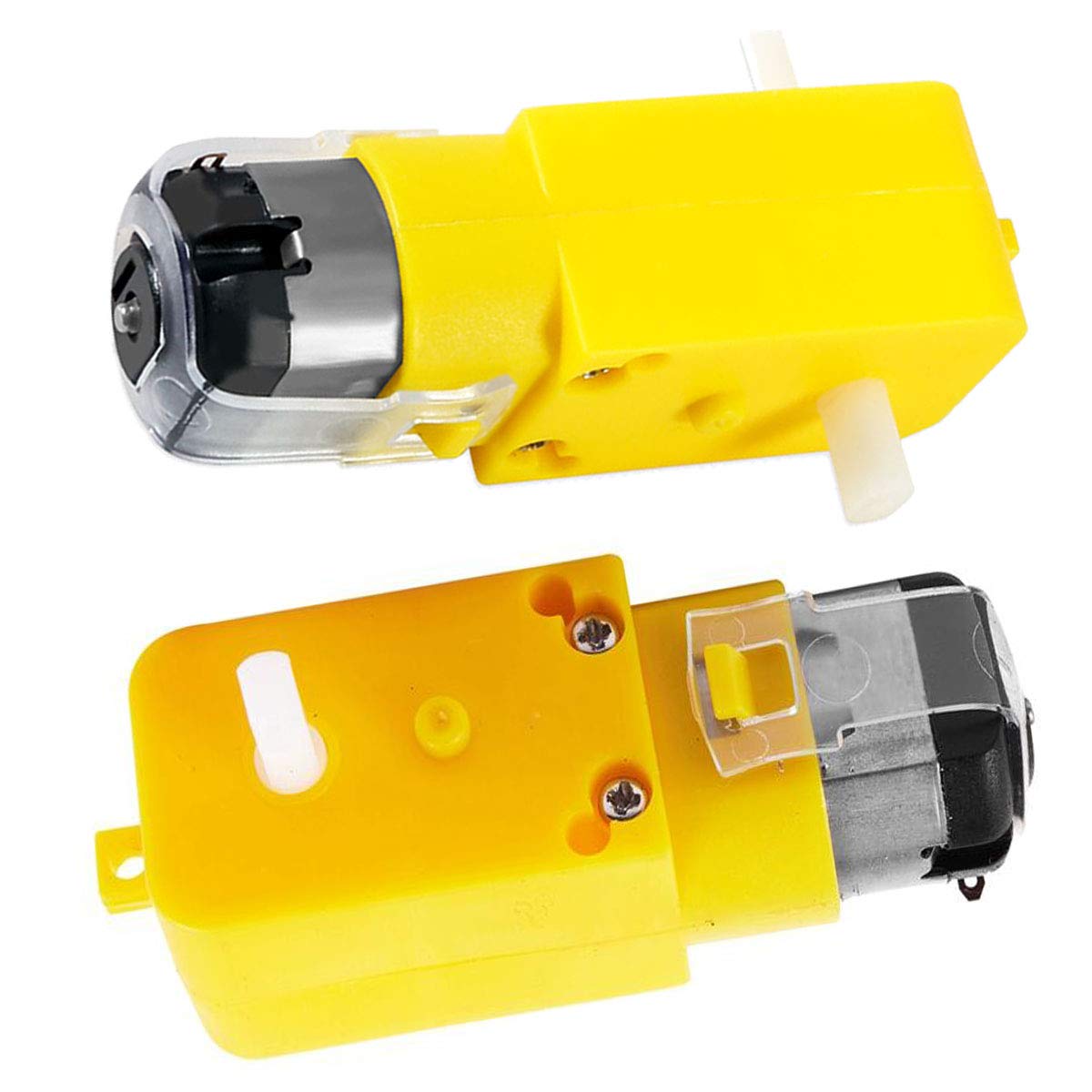 Amazon.com: （Pack of 2）Dual Shaft DC 3V-6V Gear Motors TT Motor Strong ...
