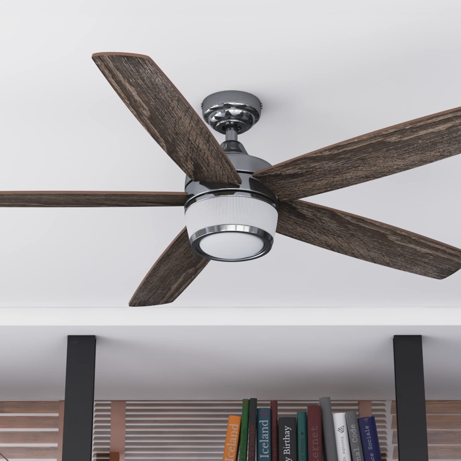 Prominence Home 51472-01 Tennyson Ceiling Fan, 48, Gun Metal