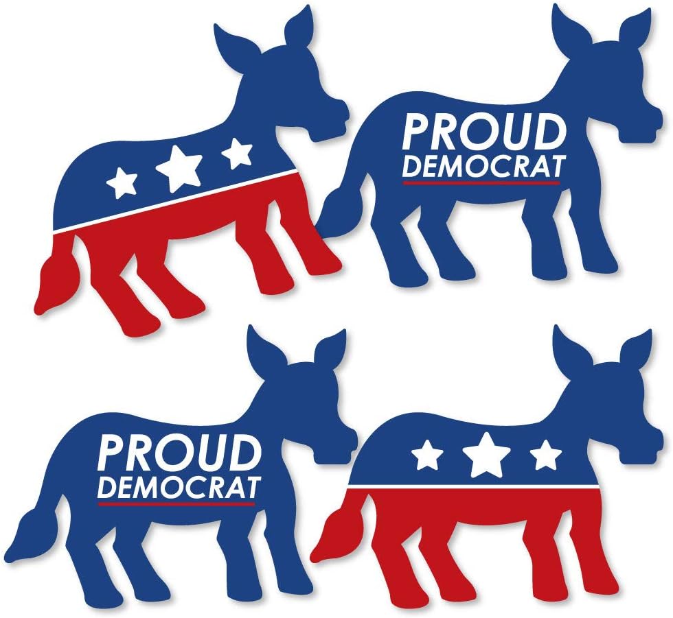 Amazon.com: Big Dot of Happiness Democrat Election - Donkey Decorations ...