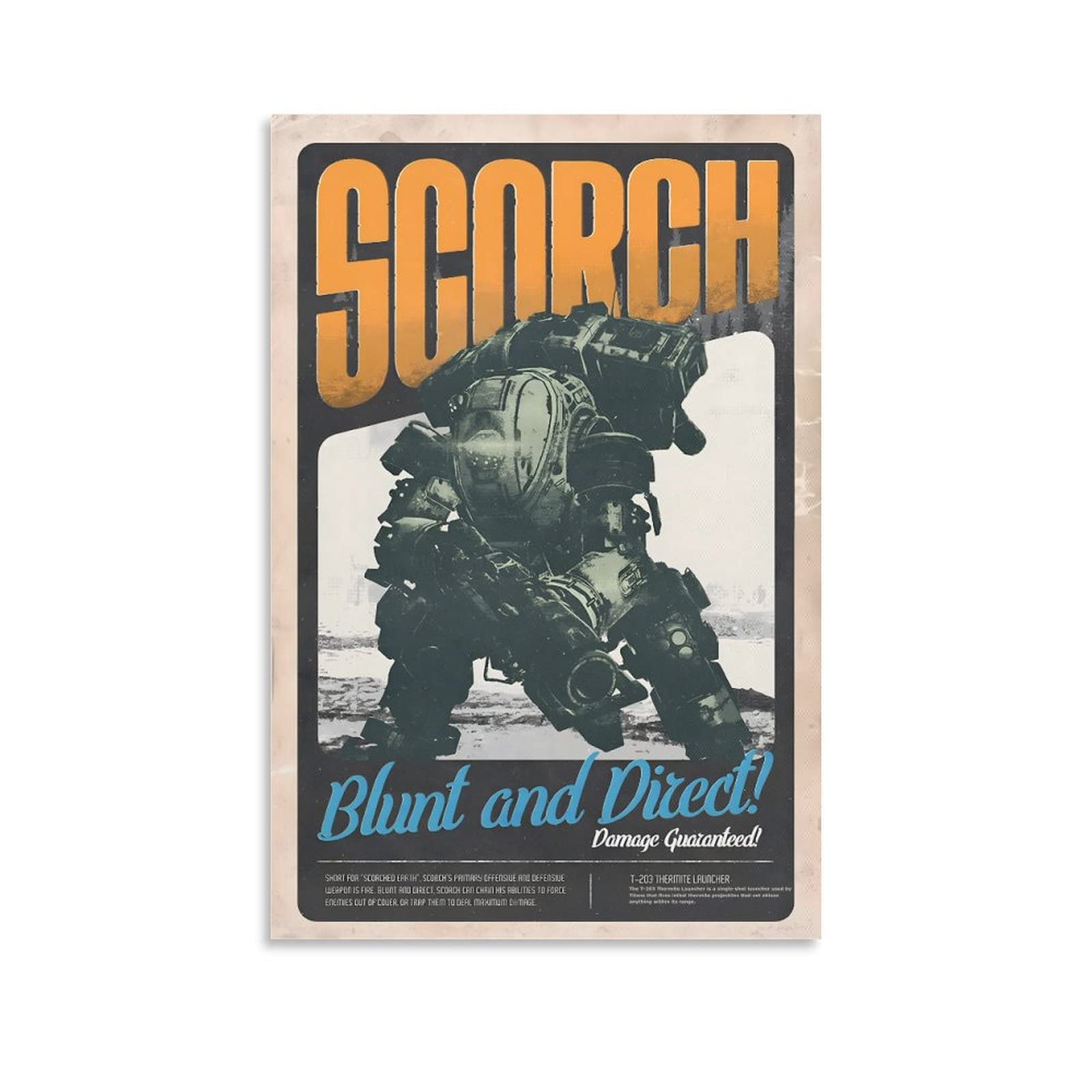Amazon.com: Titanfall 2 - Scorch, Titan, Post Modern,Gaming Posters ...