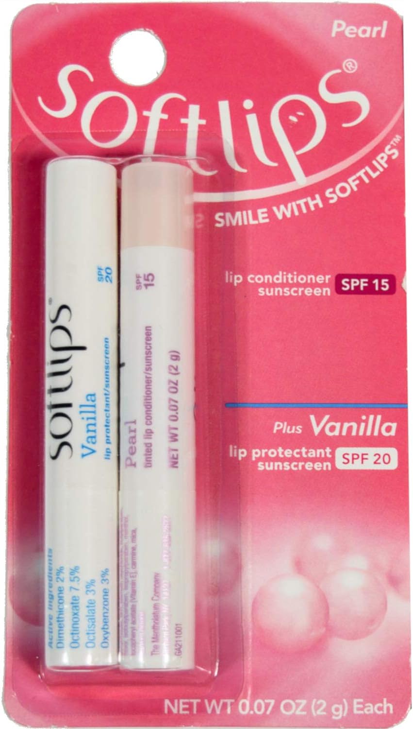 Amazon.com : Softlips Daily Lip Moisturizer For Very Dry Lips, Vanilla ...