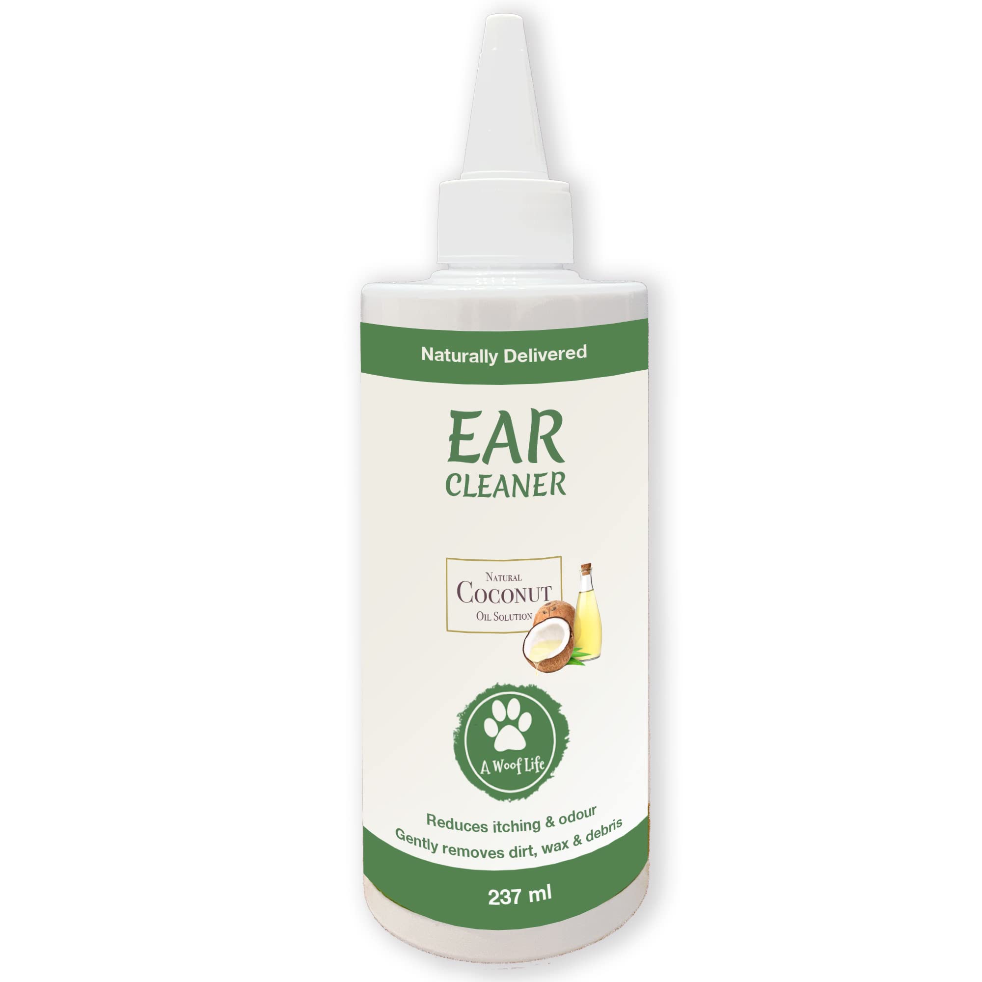 Buy A WOOF LIFE Dog Ear Cleaner 237ml. Naturally Delivered Cleaning ...
