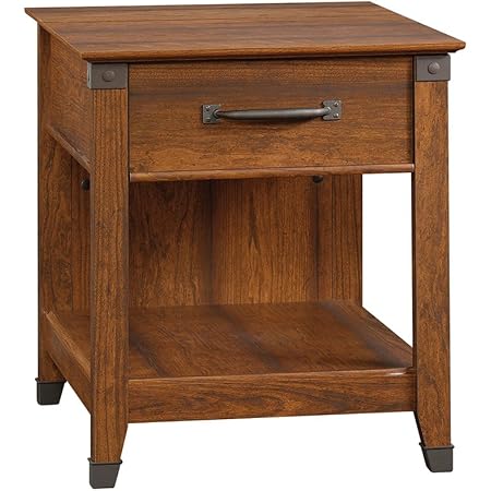 Amazon.com: Sauder 413350 Carson Forge Smartcenter Side Table, L: 22.09 ...
