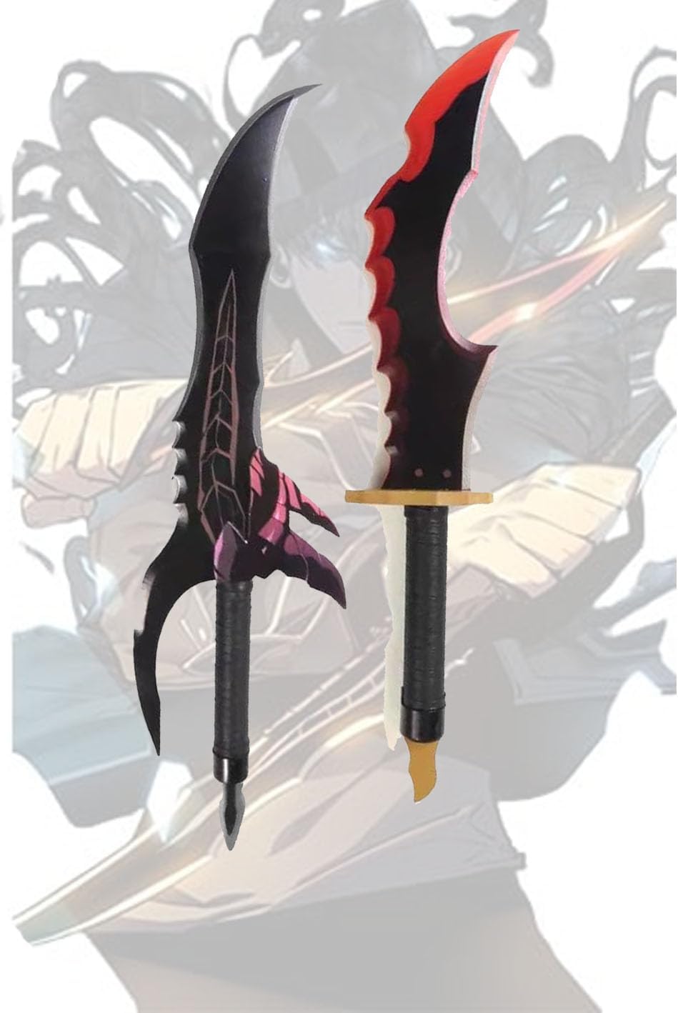 Amazon.co.jp: [SibblE] 俺だけレベルアップな件 水篠旬 コスプレ 道具 毒牙 騎士殺し 刀 短剣 52cm-58cm 模造刀 みずしの しゅん コスプレ 武器 高完成度 ...