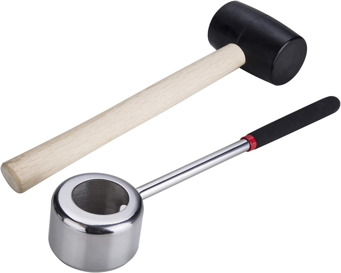 Amazon.com: Herramientas de abridor de coco con martillo, superseguras ...