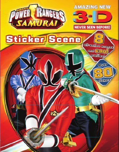 By Parragon Books Power Rangers Samurai: 3D Sticker Scene (Csm Nov St ...