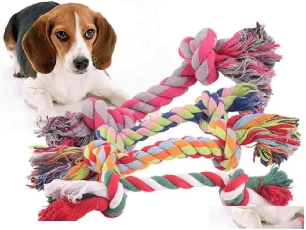 Dog Rope Toys for small dogs and puppies, Tough Rope Chew Toy, 15cm 2 ...