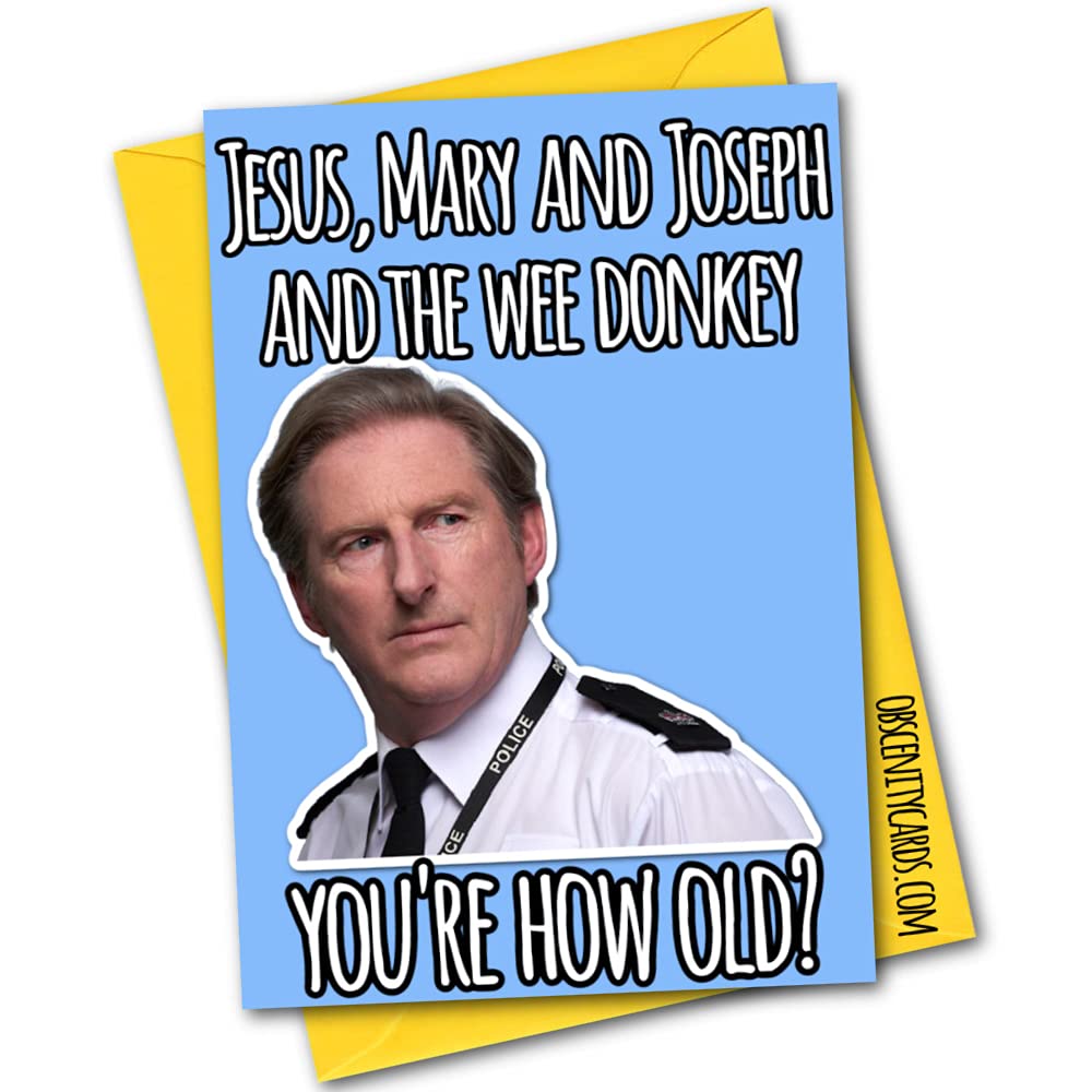 Buy Line of Duty Birthday greeting card Jesus, Mary and Joseph and the ...