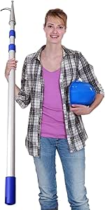Extendable Boat Pole with Hook, Telescopic Docking and Water Rescue ...