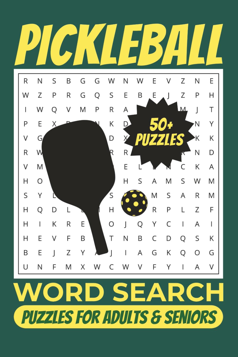 Pickleball Word Search Puzzle Book: Word Searches About Pickleball for ...